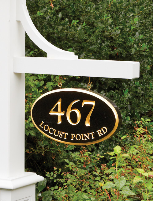 One-Sided Oval Sign - Medium