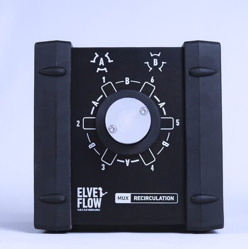 MUX Microfluidic Recirculation Valve