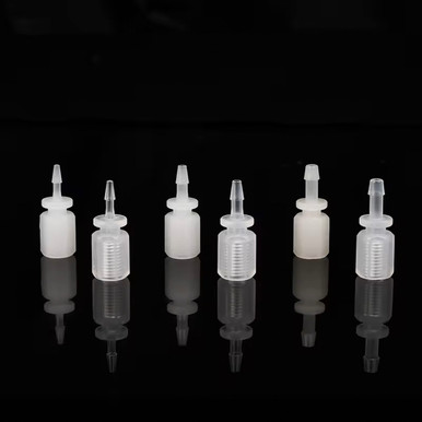 Barb to 1/4-28 Female, PP or PTFE