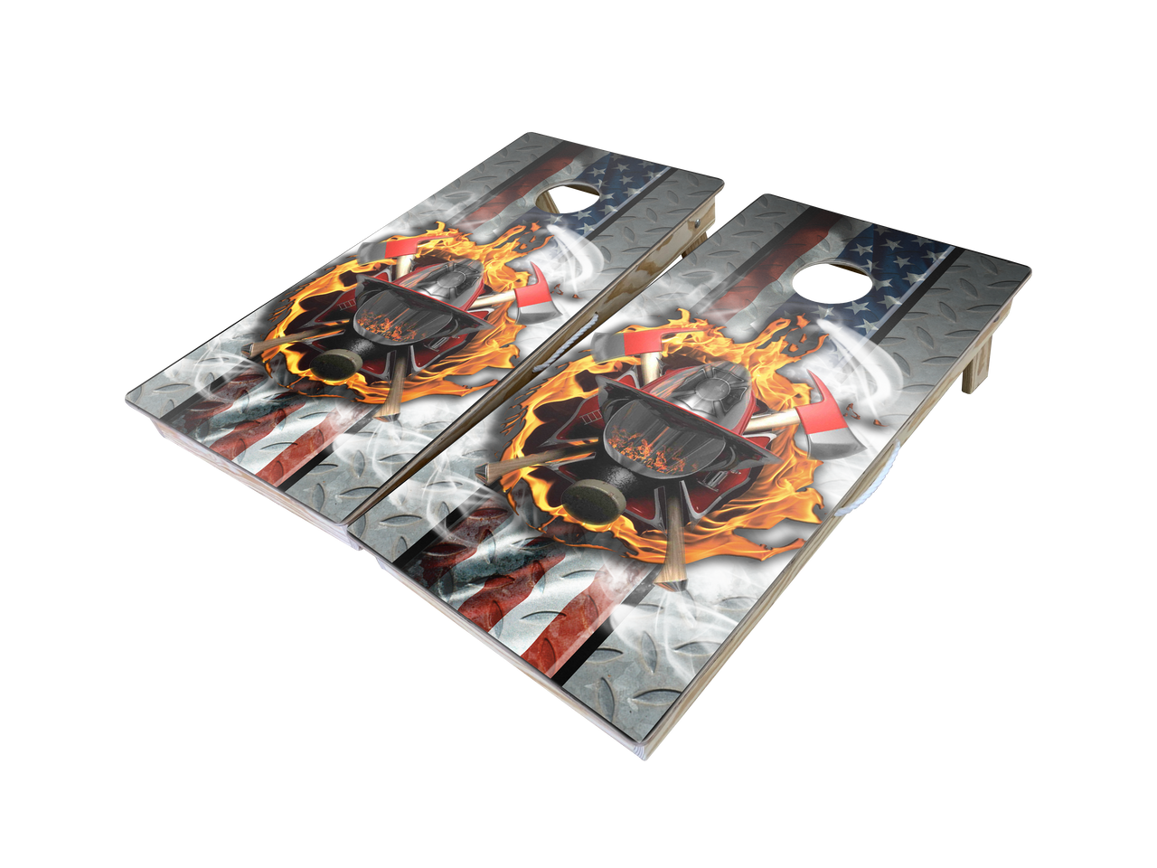 Classic Stripe Custom Cornhole Set West Georgia Cornhole