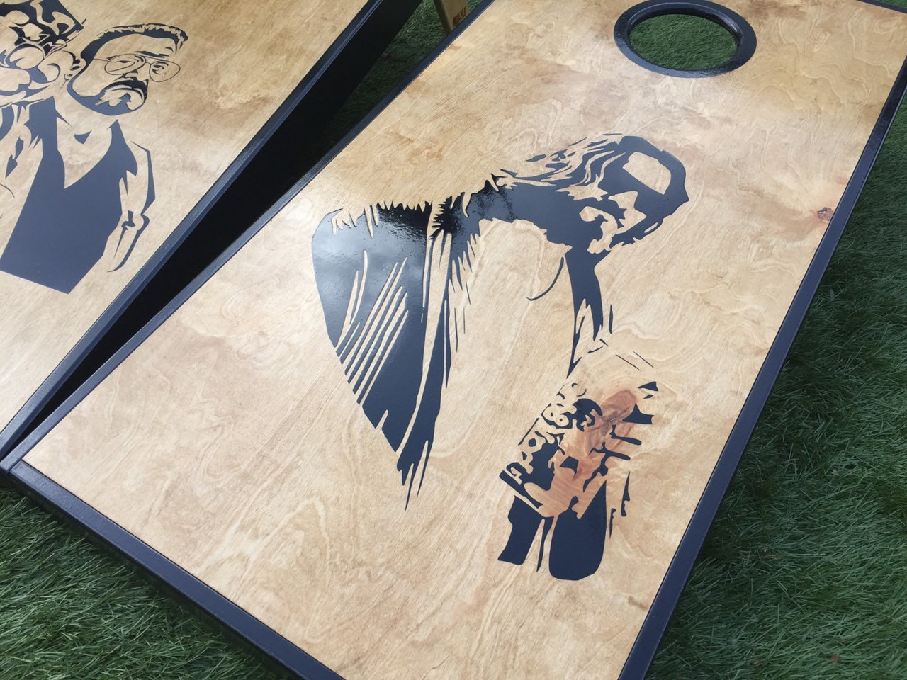 The Big Lebowski Cornhole Board Set - West Georgia Cornhole