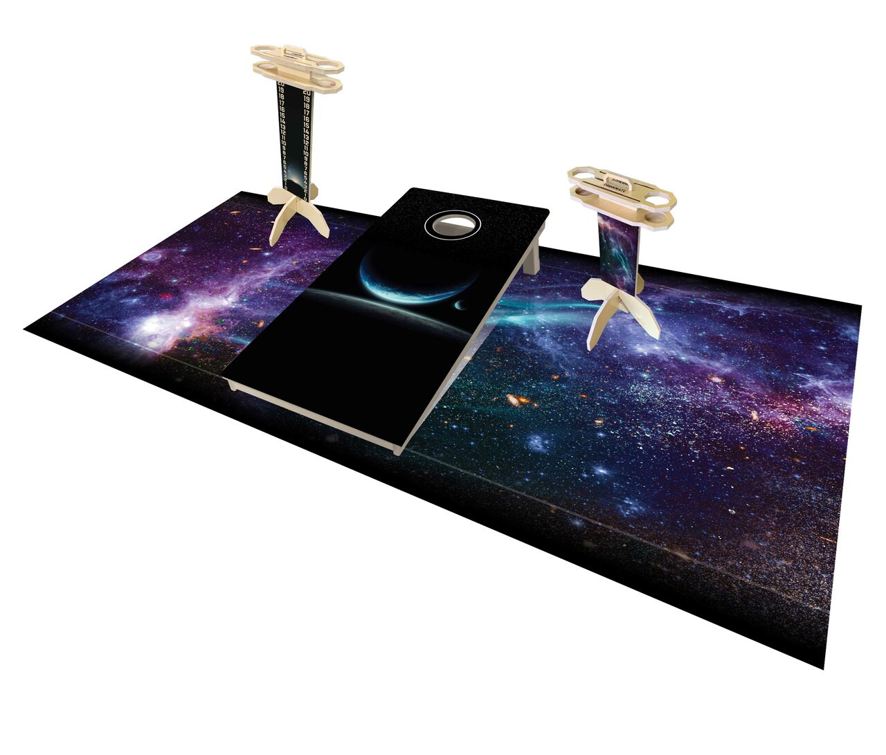 Space Theme Bundle 1 Acl Approved Cornhole Board Set West Georgia