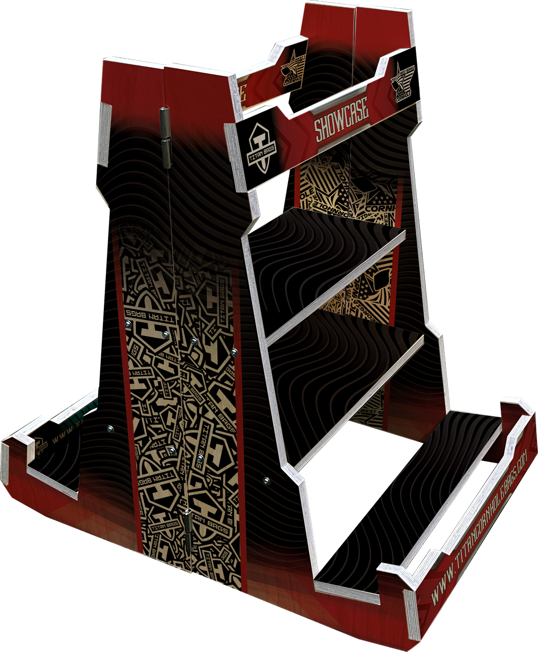 CUSTOM - SHOWCASE - Board Stand - West Georgia Cornhole