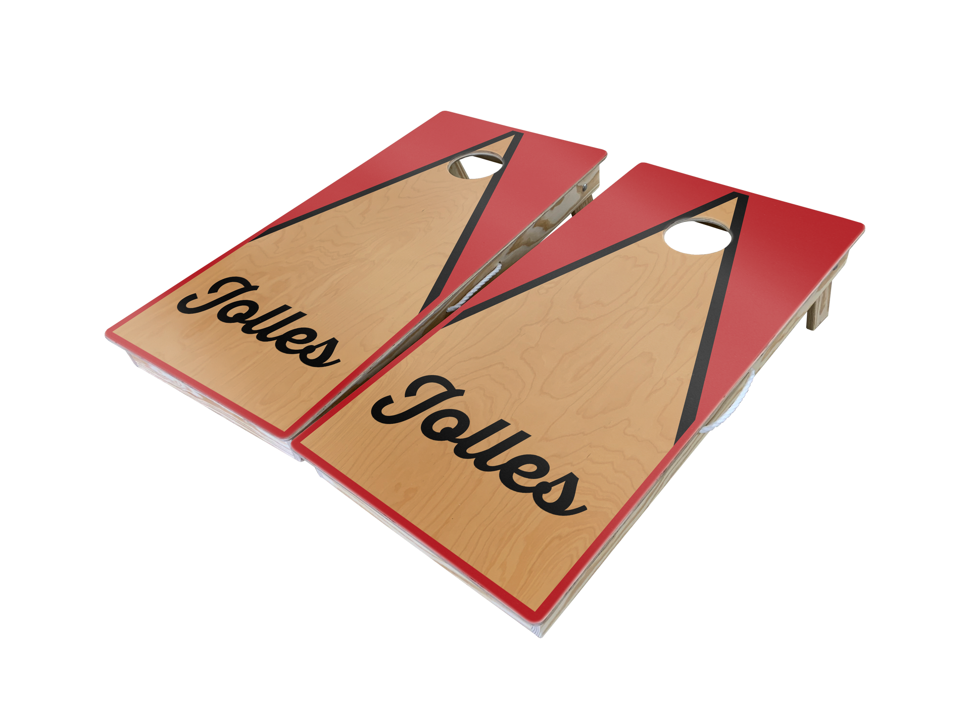 Shamrock Personalized Cornhole Board Set - West Georgia Cornhole