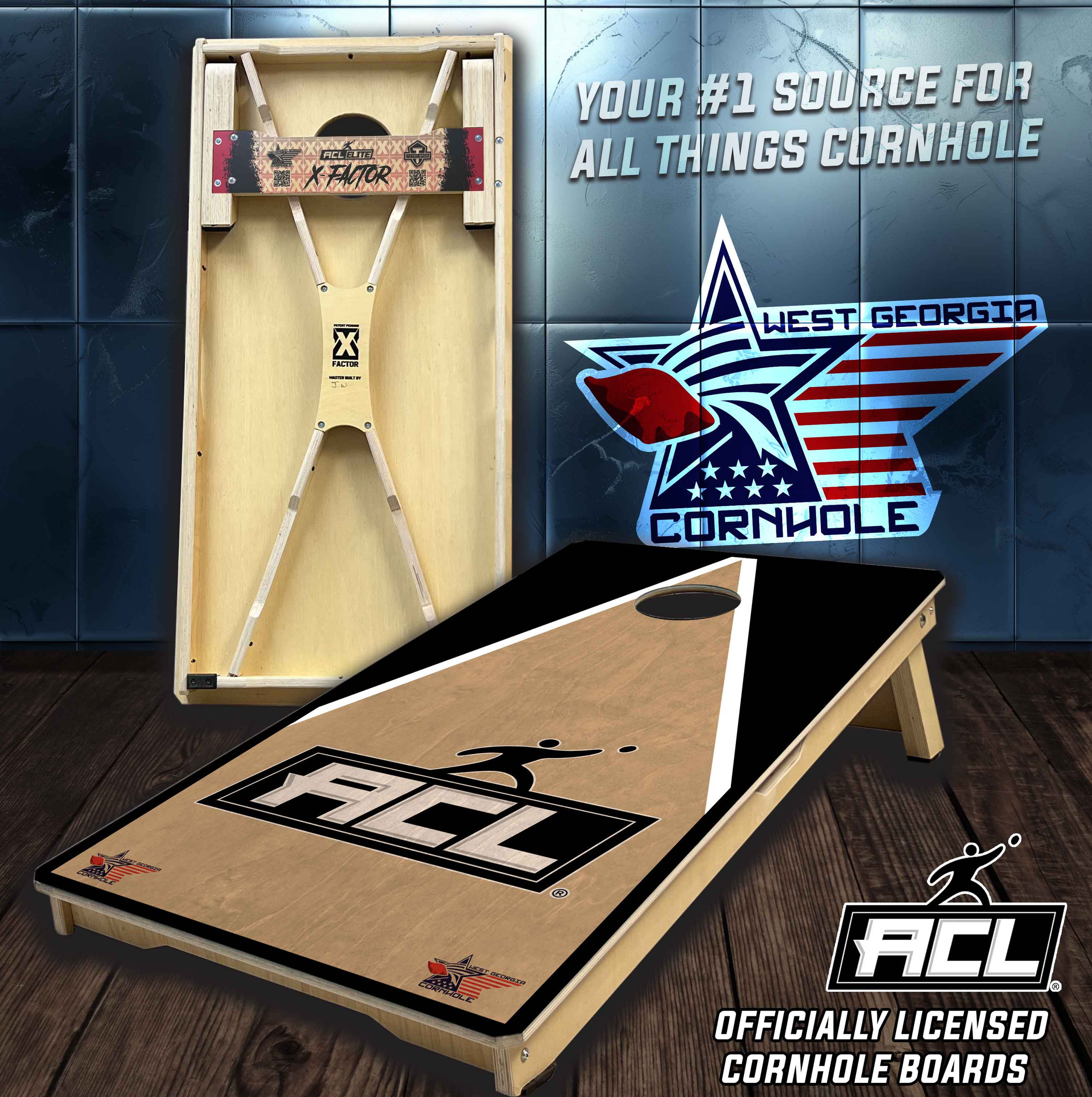 WGC PRO SERIES TOURNAMENT GRADE CORNHOLE BOARDS