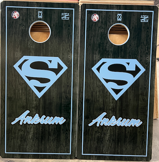 Scratch N Dent - Superman X Factor Style Build - West Georgia Cornhole