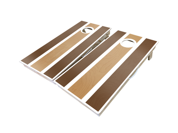 Stained Stripe Custom Cornhole Set West Georgia Cornhole