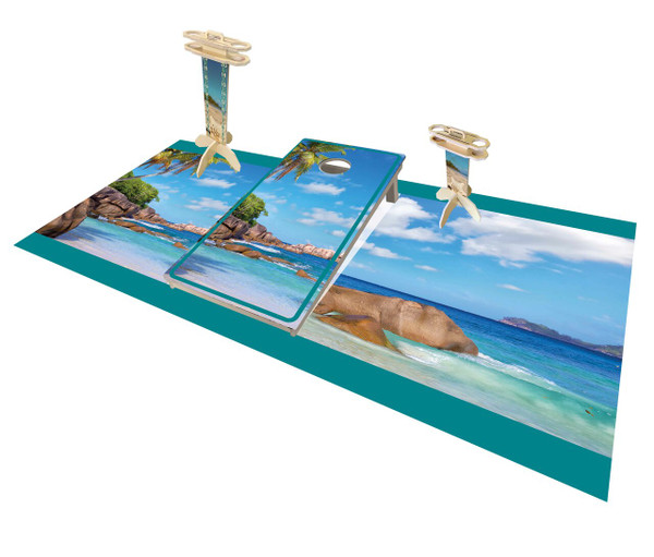 Beach Theme Bundle 1 - ACL Approved Cornhole Board Set - West Georgia ...