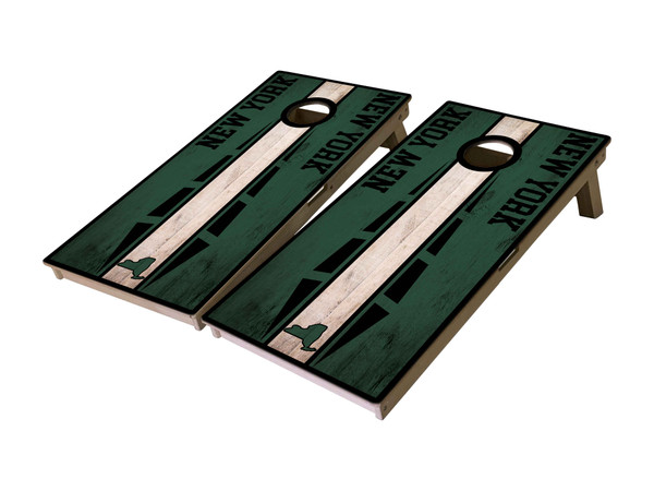 New York 2 Themed - ACL Approved Cornhole Board Set - West Georgia Cornhole