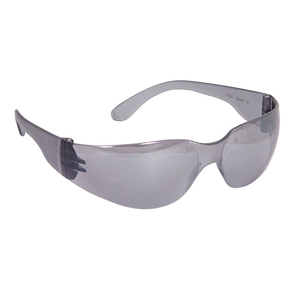 Radians® Mirage Safety Glasses — Smoke Frame and Silver Mirror Lenses ...