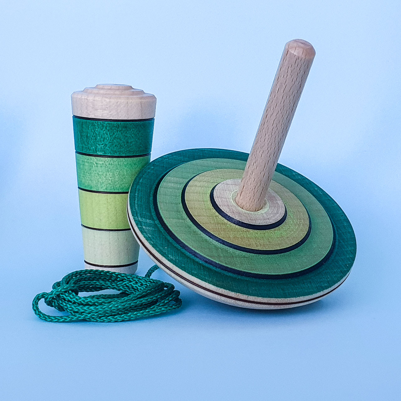 Mader Wooden Toys First Starter Spinning Top | Endless Play
