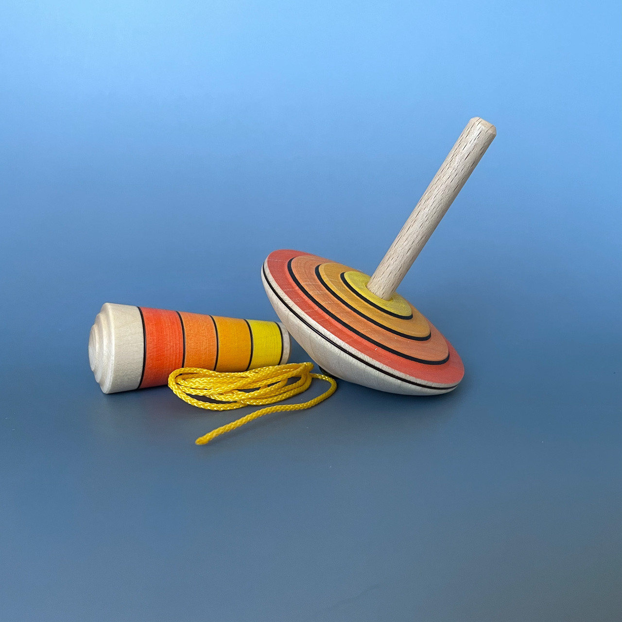 Mader Wooden Toys First Starter Spinning Top | Endless Play