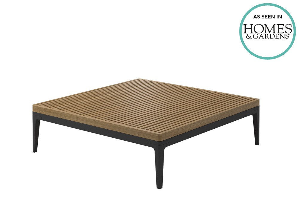 Gloster Grid Outdoor Square Coffee Table by Henrik Pedersen - Chaplins