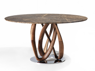 Porada Infinity Oval Dining Table Rock Top by S.Bigi - Chaplins