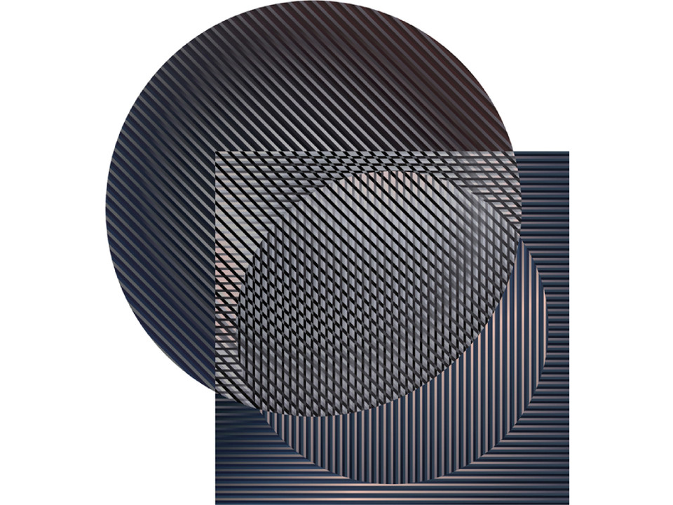 Moooi Carpets Trichroic Shapes Rug by Rive Roshan - Chaplins