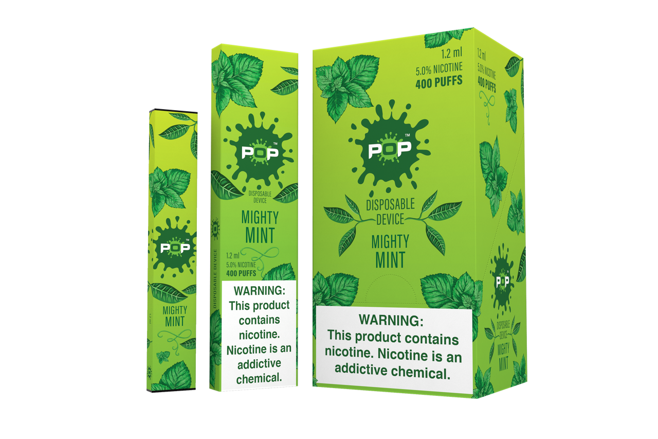 POP Disposable Vape Mighty Mint | $8.99 | Free Shipping No Order ...