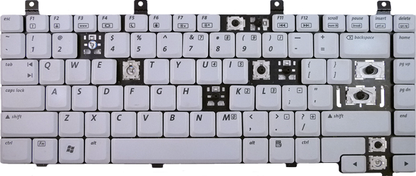 Compaq M Series M2034EA Laptop Keyboard Replacement | LaptopKeyboard.com