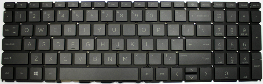 HP PAVILION 15-EH0090WM (Black) Laptop Keyboard Replacement ...