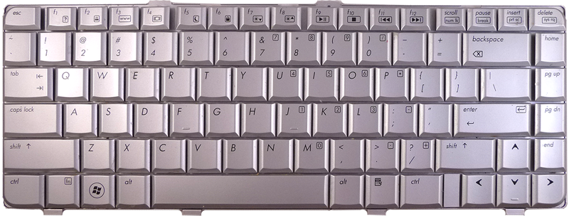 HP DV Series DV4t-1400 (Silver) Laptop Keyboard Replacement ...
