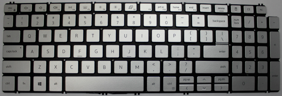 Dell Inspiron 5502 (Silver) Laptop Keyboard Replacement ...