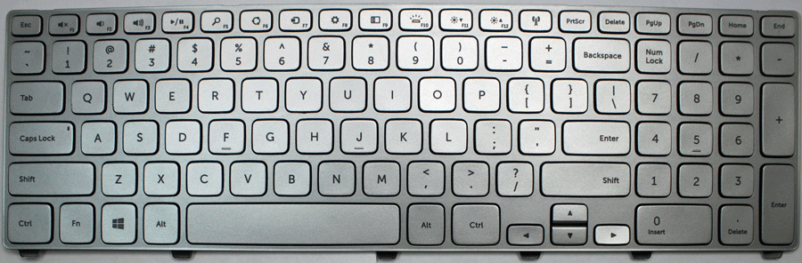 Dell Inspiron 17 7000 Series 17-7737 Laptop Keyboard Replacement ...