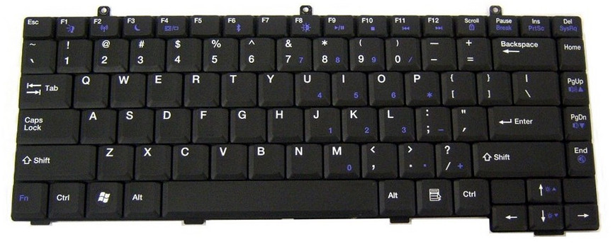 Gateway 3000 series 3550GZ Laptop Keyboard Replacement | LaptopKeyboard.com
