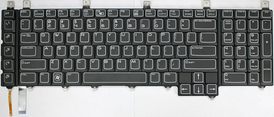 Alienware M Series M18X-R1 Laptop Keyboard Replacement | LaptopKeyboard.com