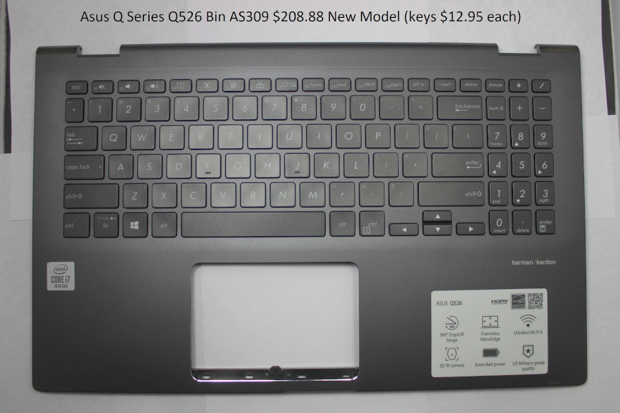 Asus Q Series Q526 Laptop Keyboard Replacement | LaptopKeyboard.com
