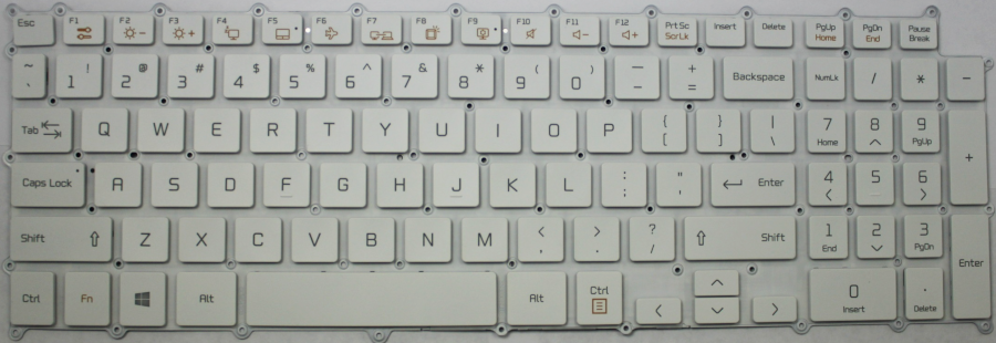 LG Gram 17Z95N-G (White) Laptop Keyboard Replacement | LaptopKeyboard.com
