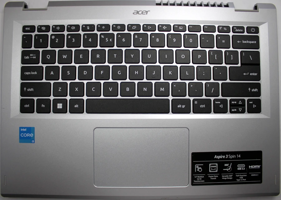 Acer Aspire 3 Spin 14 6B.KENN8.001 Laptop Keyboard Replacement ...
