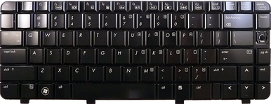 HP DV Series DV3-1000 (Black Glossy) Laptop Keyboard Replacement ...
