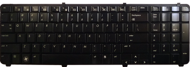 HP DV Series DV7-1285dx (Black) Laptop Keyboard Replacement ...