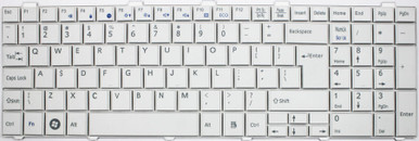 Fujitsu LifeBook AH530 (White) Laptop Keyboard Replacement ...