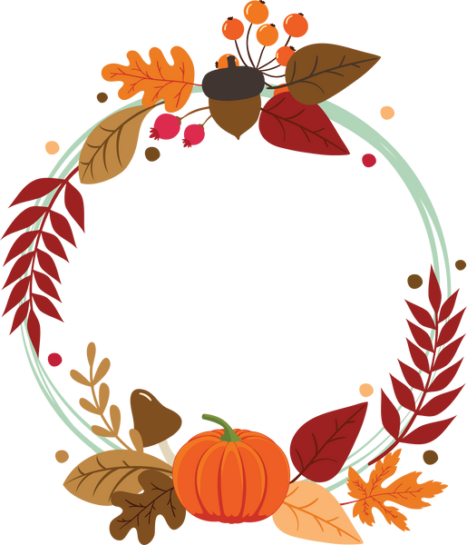 Fall Wreath Print And Cut File Snap Click Supply Co