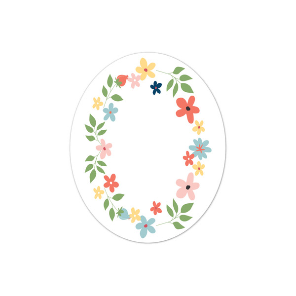 Green Wreath Print And Cut File Snap Click Supply Co