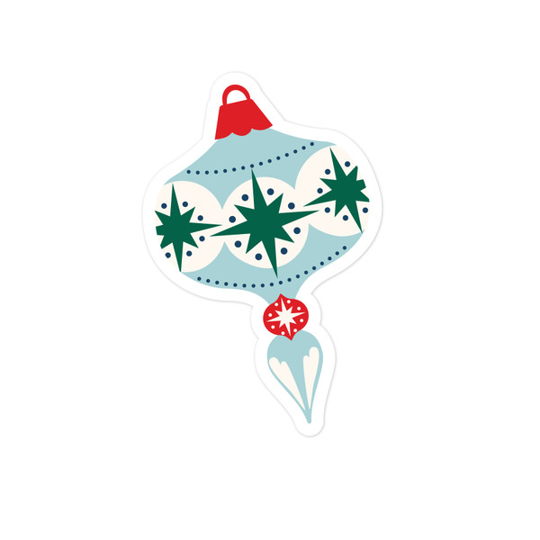 Green Teardrop Ornament Print And Cut File Snap Click Supply Co
