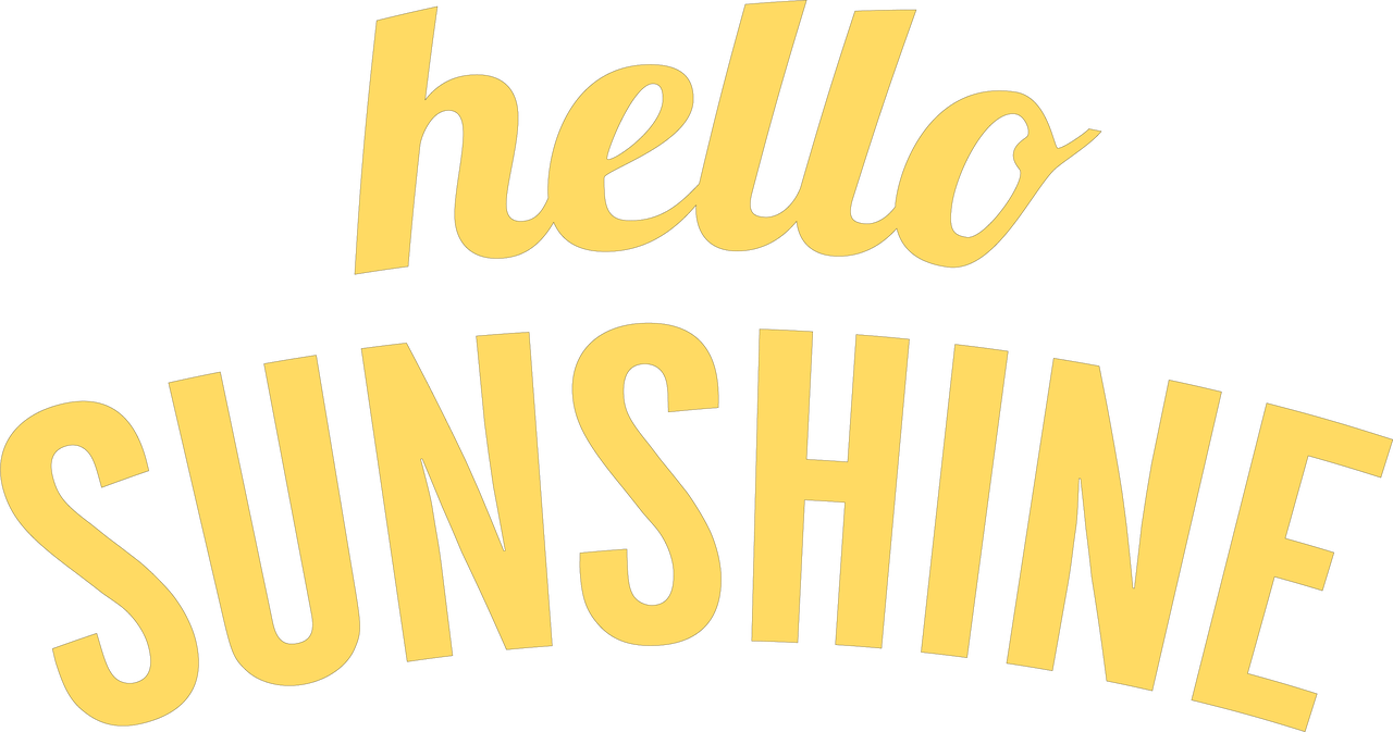 Hello Sunshine SVG Cut File - Snap Click Supply Co.