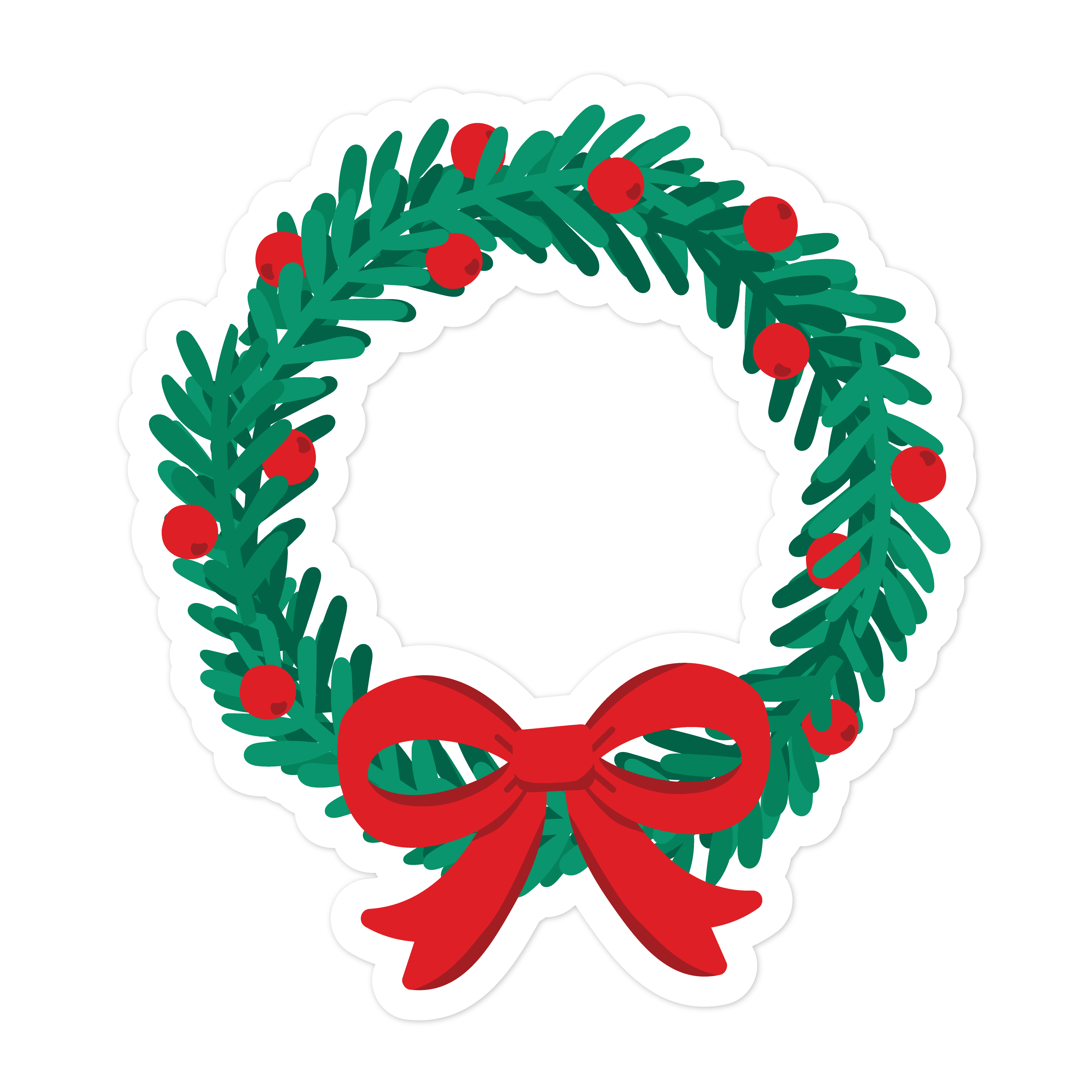 Wreath 1 Print And Cut File Snap Click Supply Co