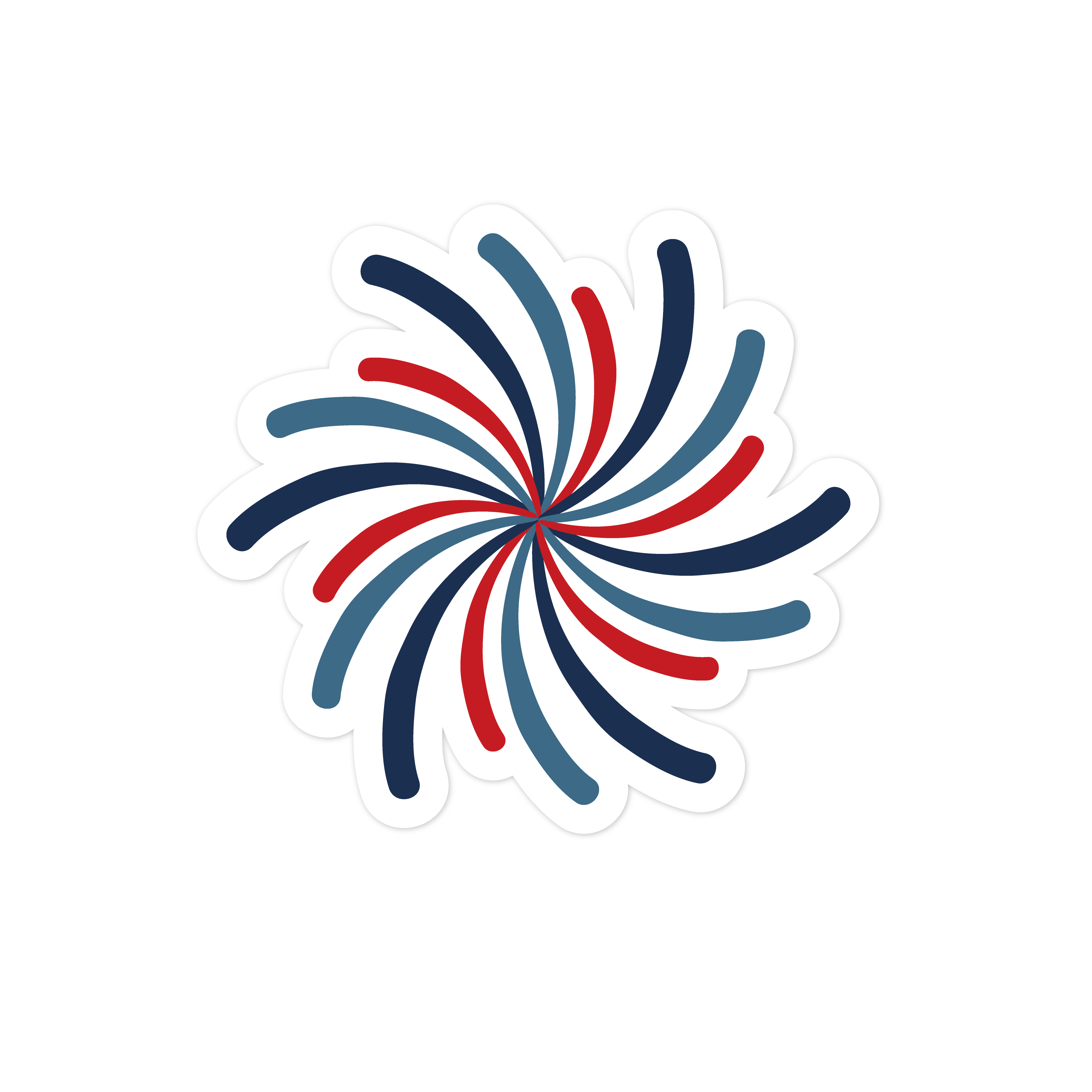 Red And Blue Firework Print And Cut File Snap Click Supply Co