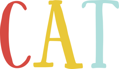 Cat Word SVG Cut File - Snap Click Supply Co.