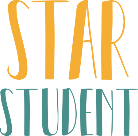 Star Student SVG Cut File - Snap Click Supply Co.