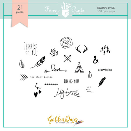 Golden Days Stamp Set - Snap Click Supply Co.