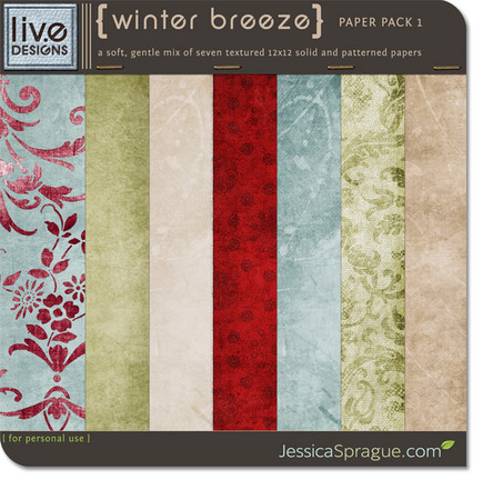 Winter Breeze Paper Pack 1 - Snap Click Supply Co.