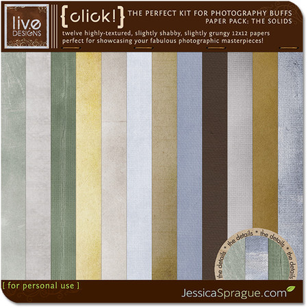 Click! Paper Pack - The Solids - Snap Click Supply Co.