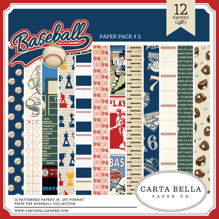 Baseball Paper Pack #2 - Snap Click Supply Co.
