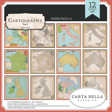 Cartography No. 1 Paper Pack #2 - Snap Click Supply Co.