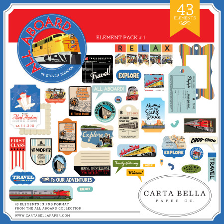 All Aboard Element Pack #1 - Snap Click Supply Co.