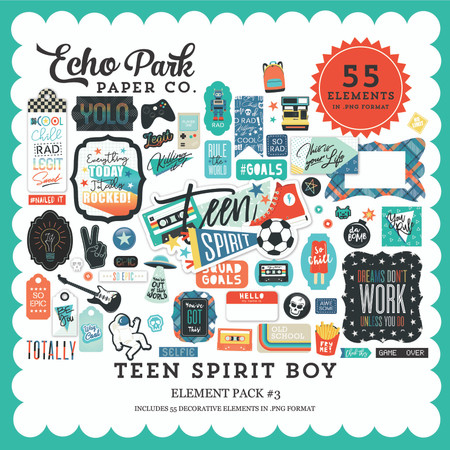 Teen Spirit Boy Element Pack #3 - Snap Click Supply Co.
