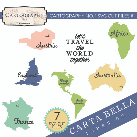 Cartography No. 1 SVG Cut Files #1 - Snap Click Supply Co.