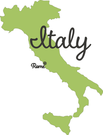 Rome, Italy SVG Cut File - Snap Click Supply Co.